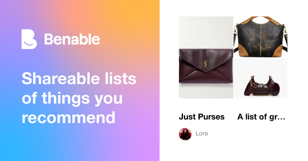 Just Purses 👛 A list of great handbags that I love!