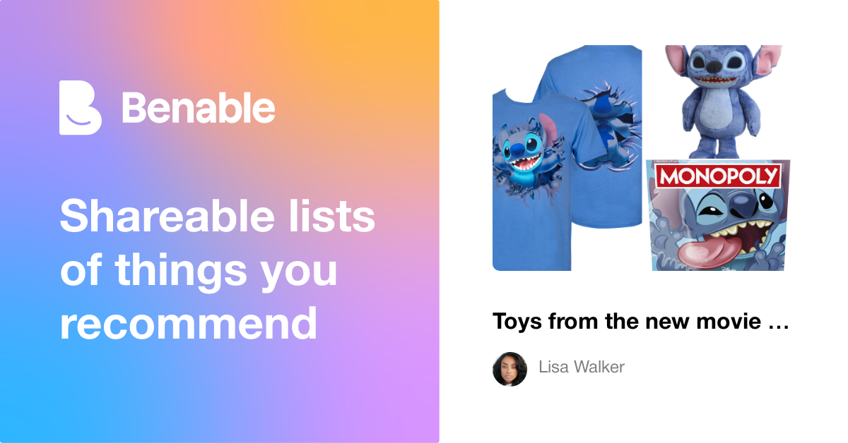 Toys from the new movie Lilo and Stitch