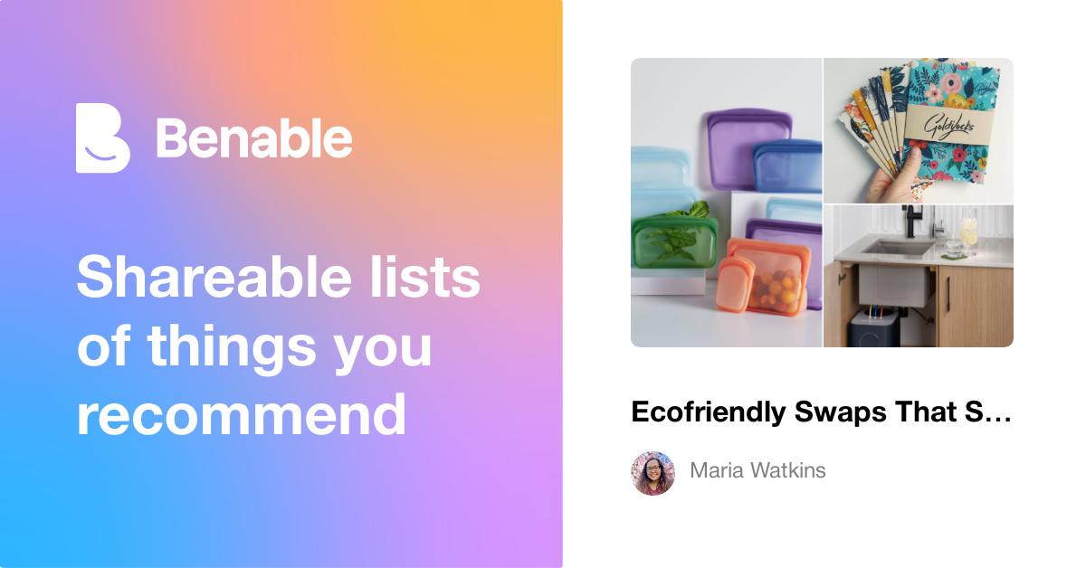 Ecofriendly Swaps That Save Money! 💸