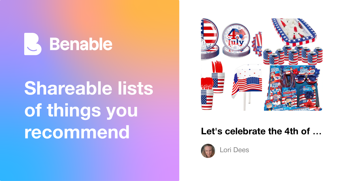 Let's celebrate the 4th of July