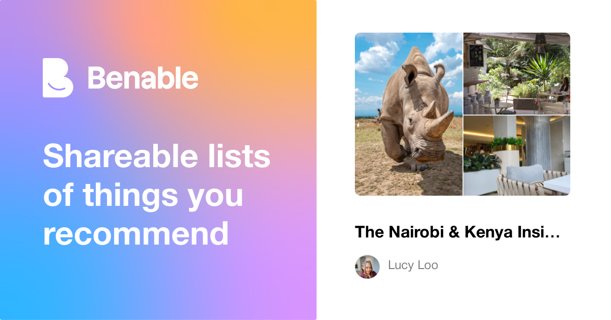 The Nairobi & Kenya Insider Guide: Must-Visit Spots