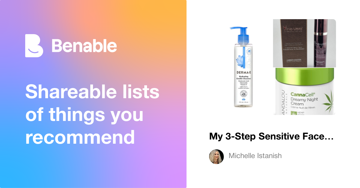 My 3-Step Sensitive Face Skin Care Routine After 40