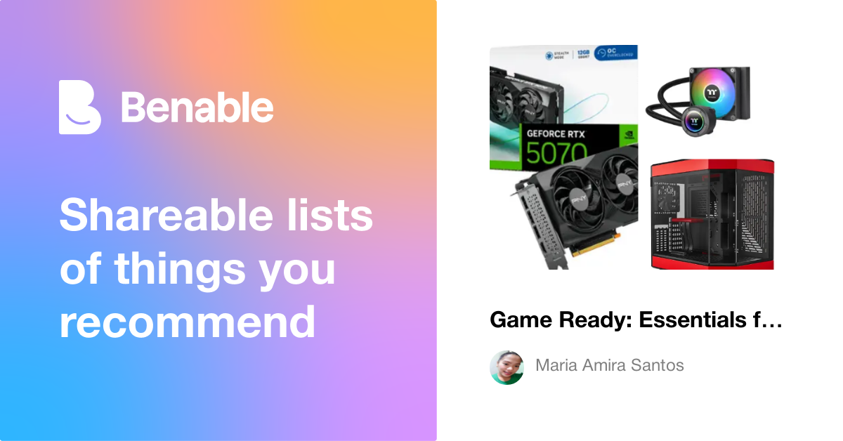 Game Ready: Essentials for High-Performance Gaming PCs