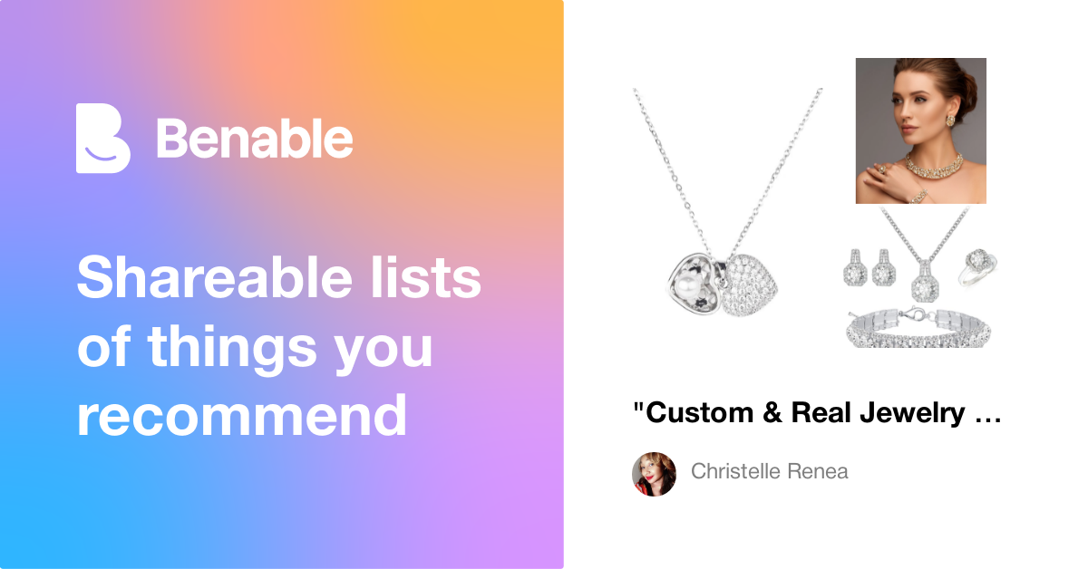 "Custom & Real Jewelry Set Styles"