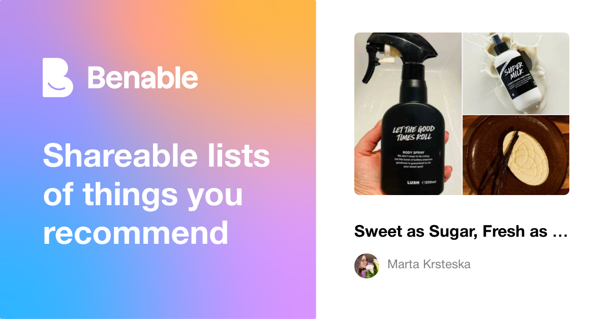 Sweet as Sugar, Fresh as a Princess: Lush Picks That Make You Smell ...