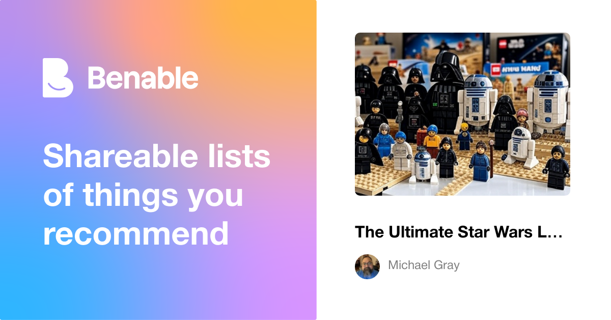 The Ultimate Star Wars LEGO Collection — Build the Galaxy, Brick by Brick