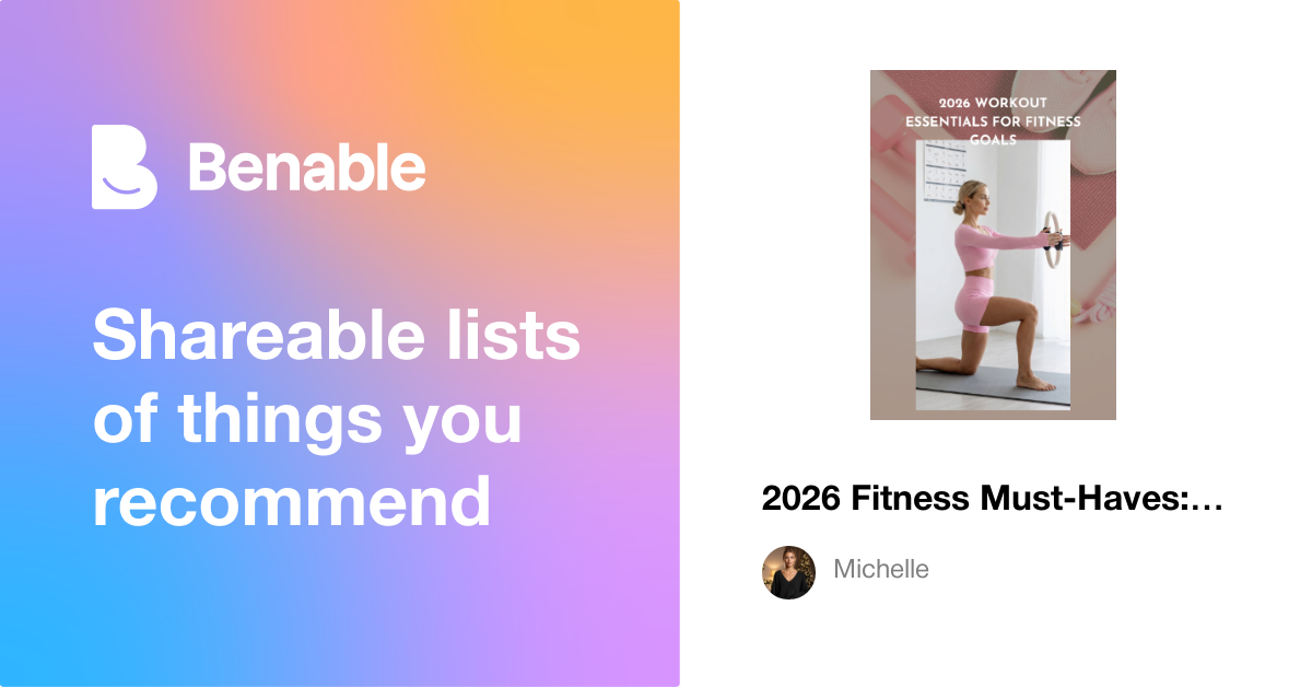 2026 Fitness Must-Haves: Clothes, Shoes & Workout Gear