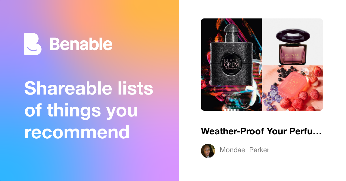 Weather-Proof Your Perfume Game