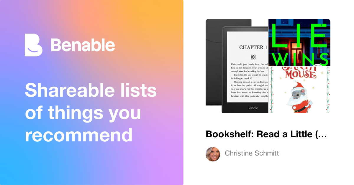 Bookshelf: Read a Little (or a Lot) Every Day!