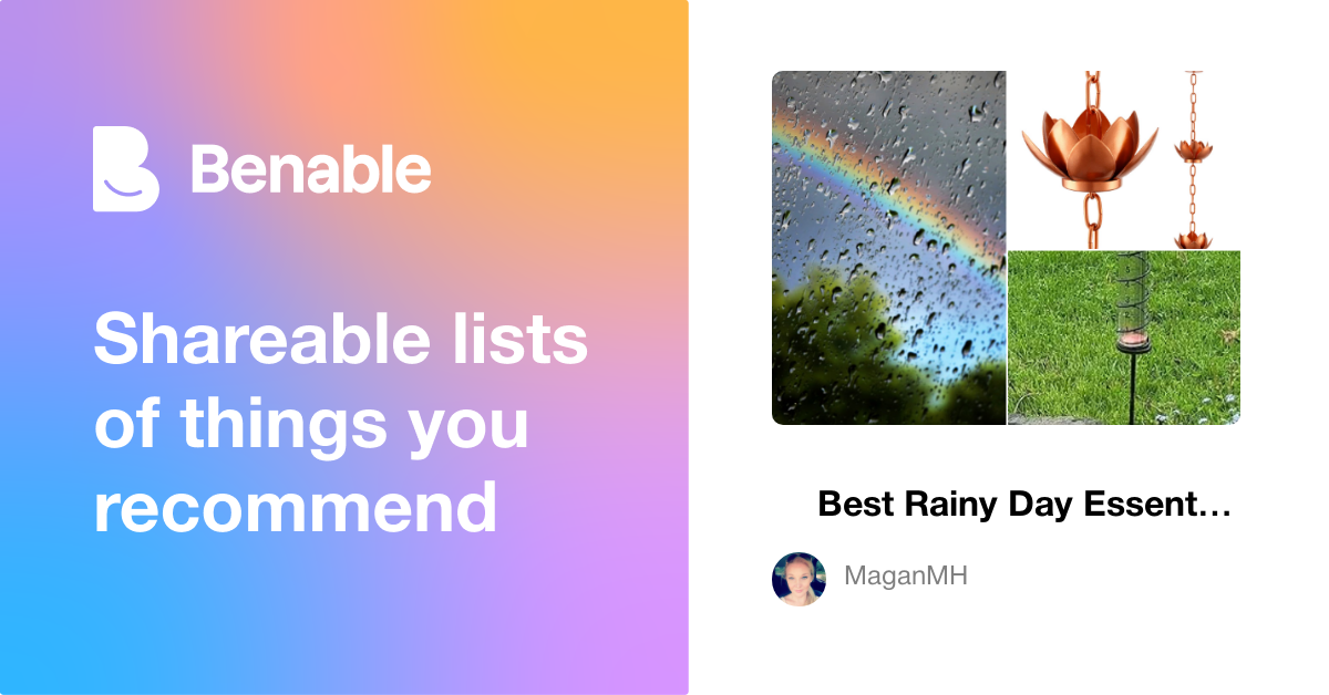 ☔ Best Rainy Day Essentials: Umbrellas, Rain Boots, Ponchos & More