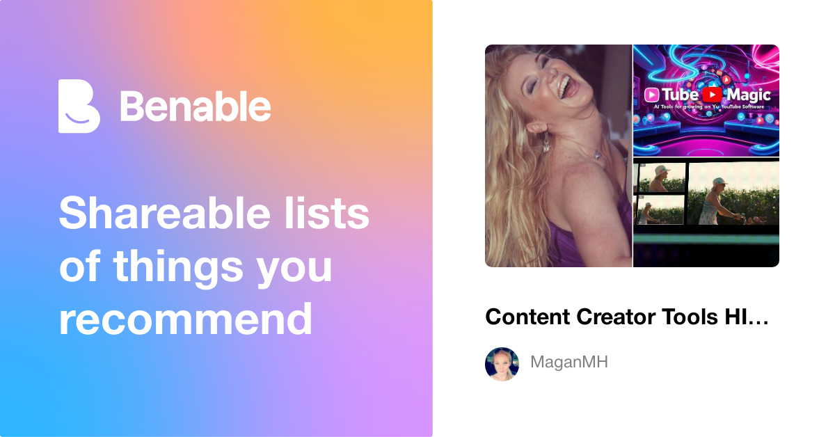 Content Creator Tools HIGHLY RECOMMENDED