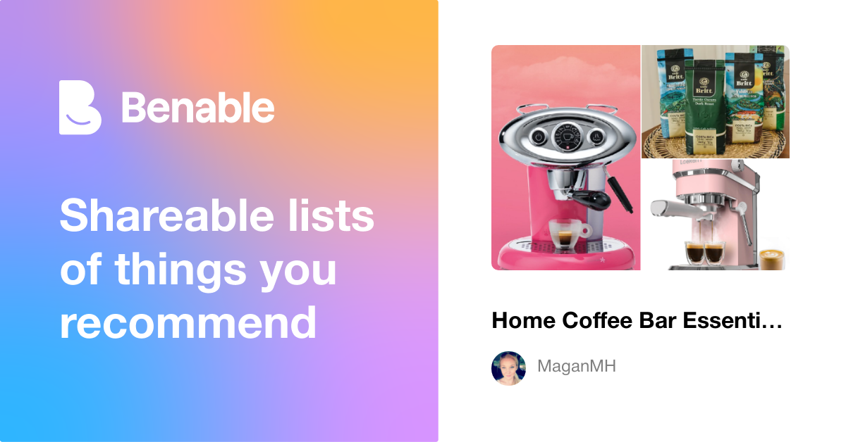 Home Coffee Bar Essentials