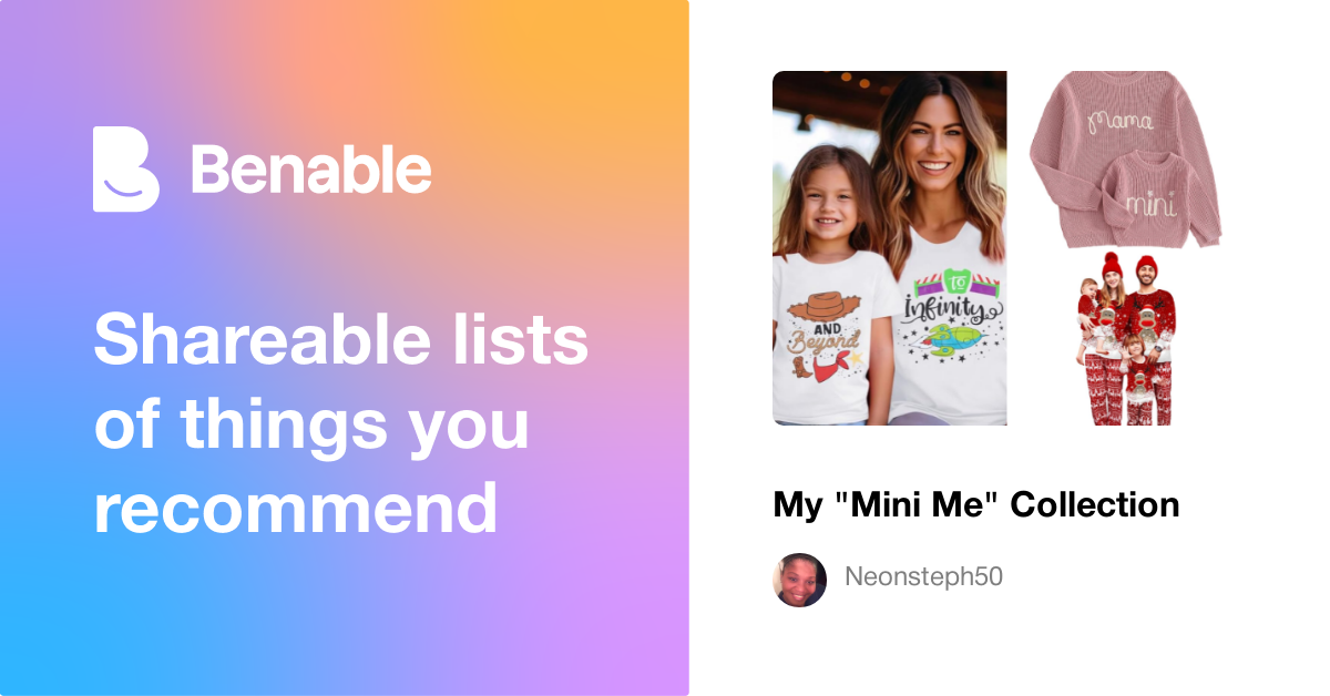 My "Mini Me" Collection