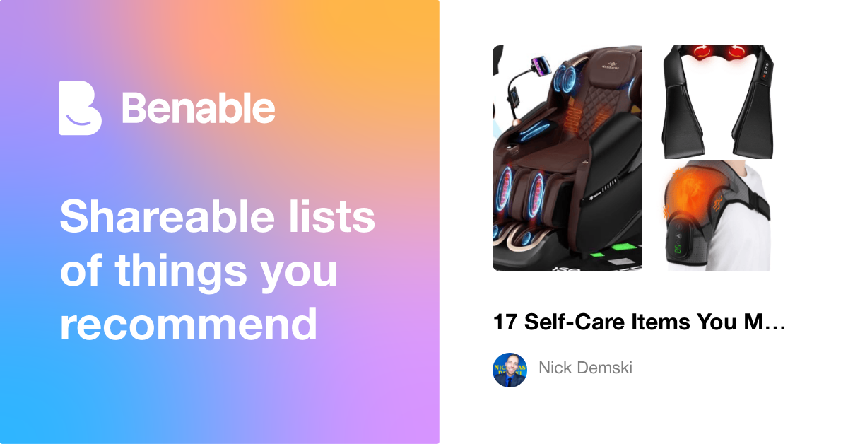 17 Self-Care Items You MUST Have