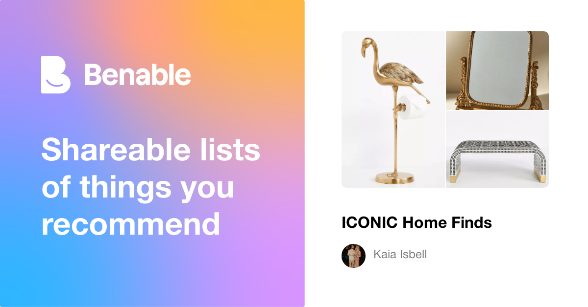 ICONIC Home Finds