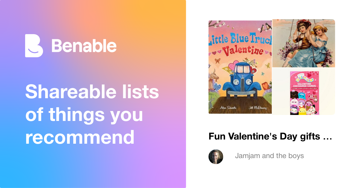 Fun Valentine's Day gifts for children