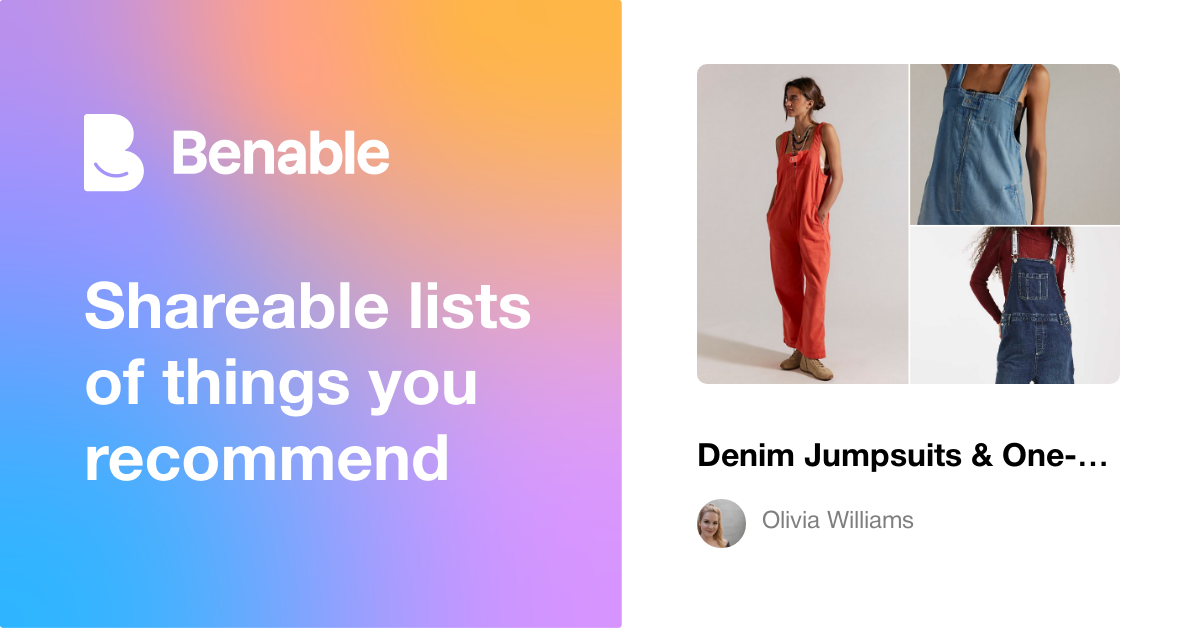 Denim Jumpsuits & One-Piece Outfits – Easy Everyday Style