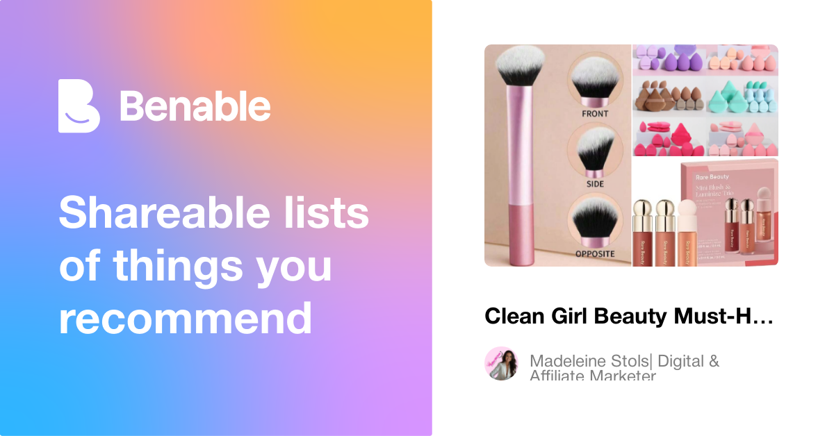 Clean Girl Beauty Must-Haves (I Actually Use)