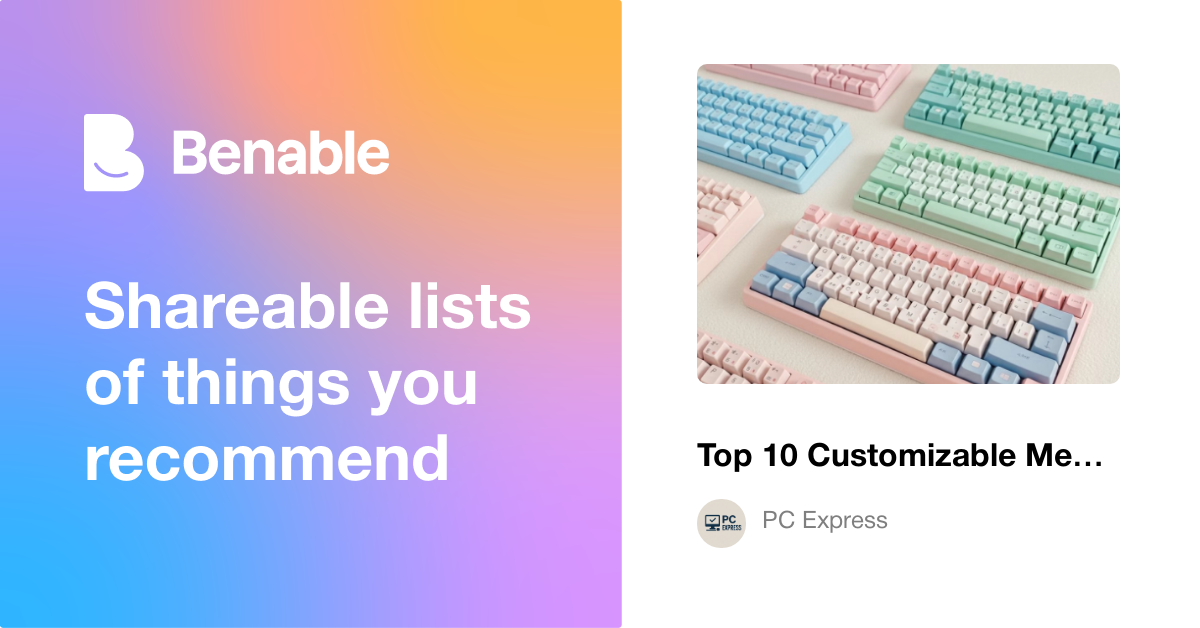 Top 10 Customizable Mechanical Keyboards for Gamers & Creators – 2025 Picks