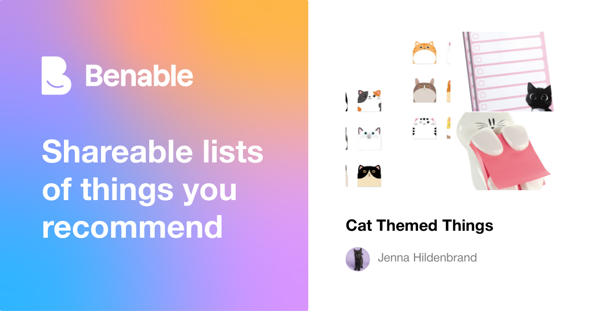 Cat Themed Things