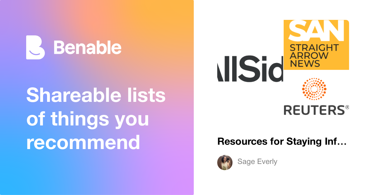 Resources for Staying Informed