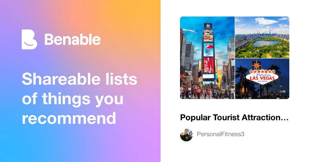 Popular Tourist Attractions ️