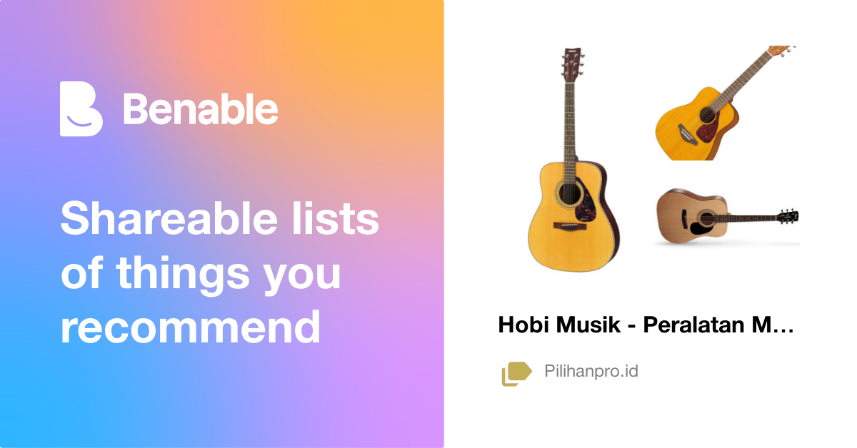 Hobi Musik - Peralatan Musik, dll
