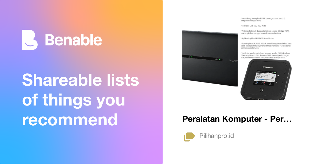 Peralatan Komputer - Perlengkapan Seputar Komputer dll