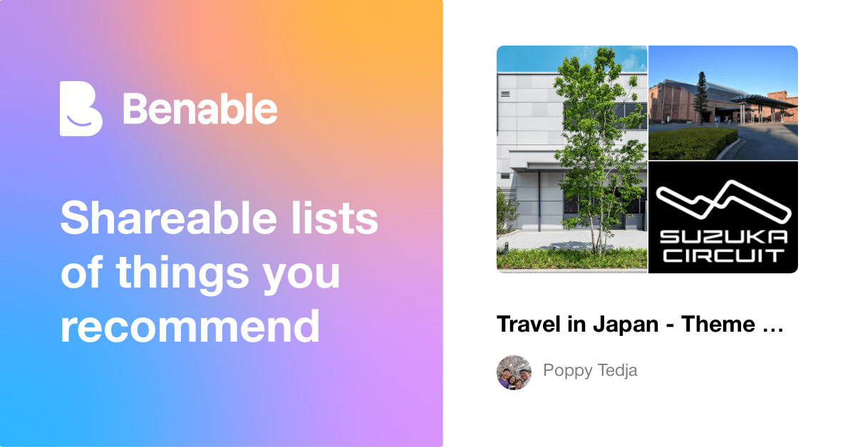 Travel in Japan - Theme Parks/ Museums/Shopping Spots