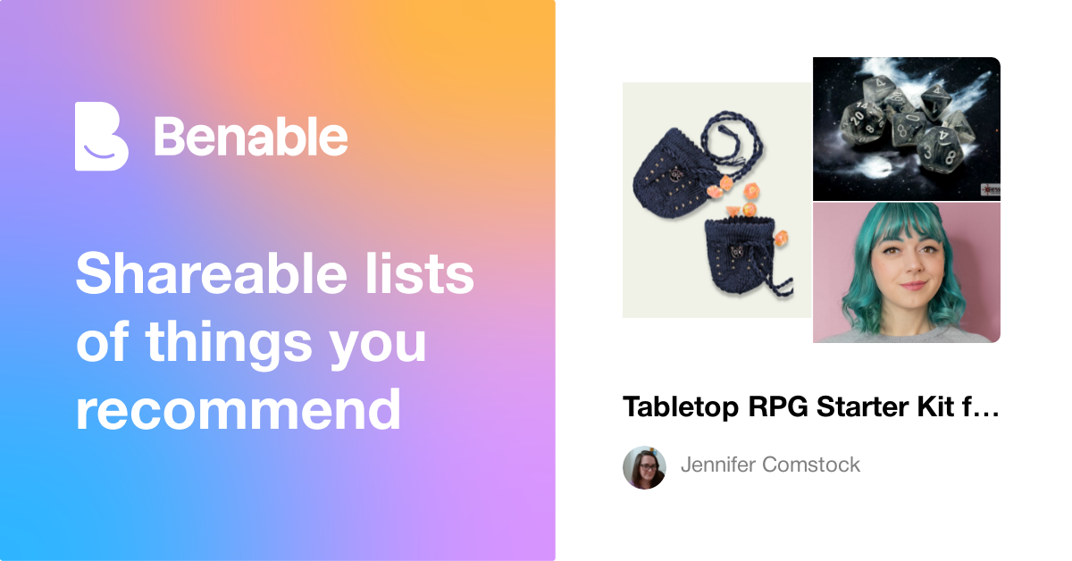 Tabletop RPG Starter Kit for Beginners