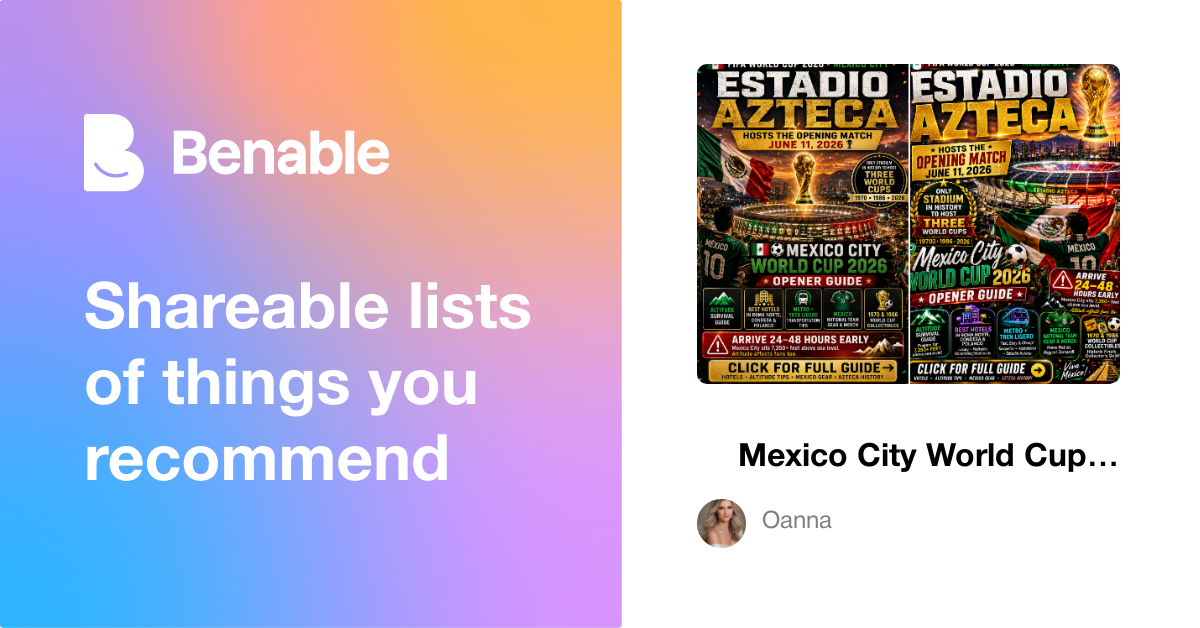 🏆 Mexico City World Cup 2026: Altitude Essentials, Hotels & Azteca Guide
