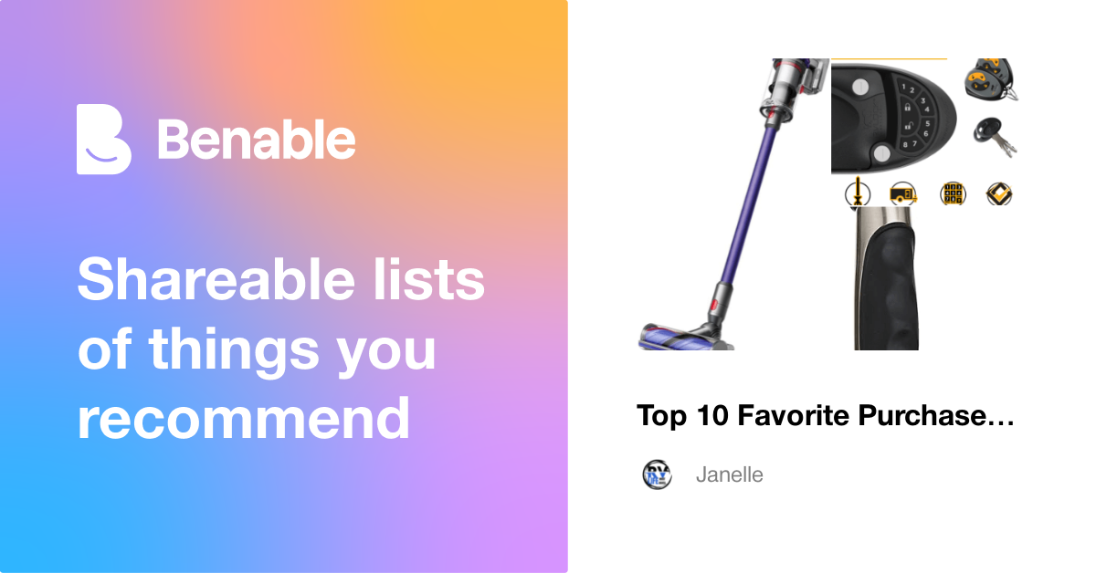 Top 10 Favorite Purchases For Our Rv