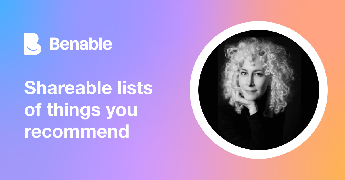 Everything @Rachel (Rachel Plotkin) recommends - Benable