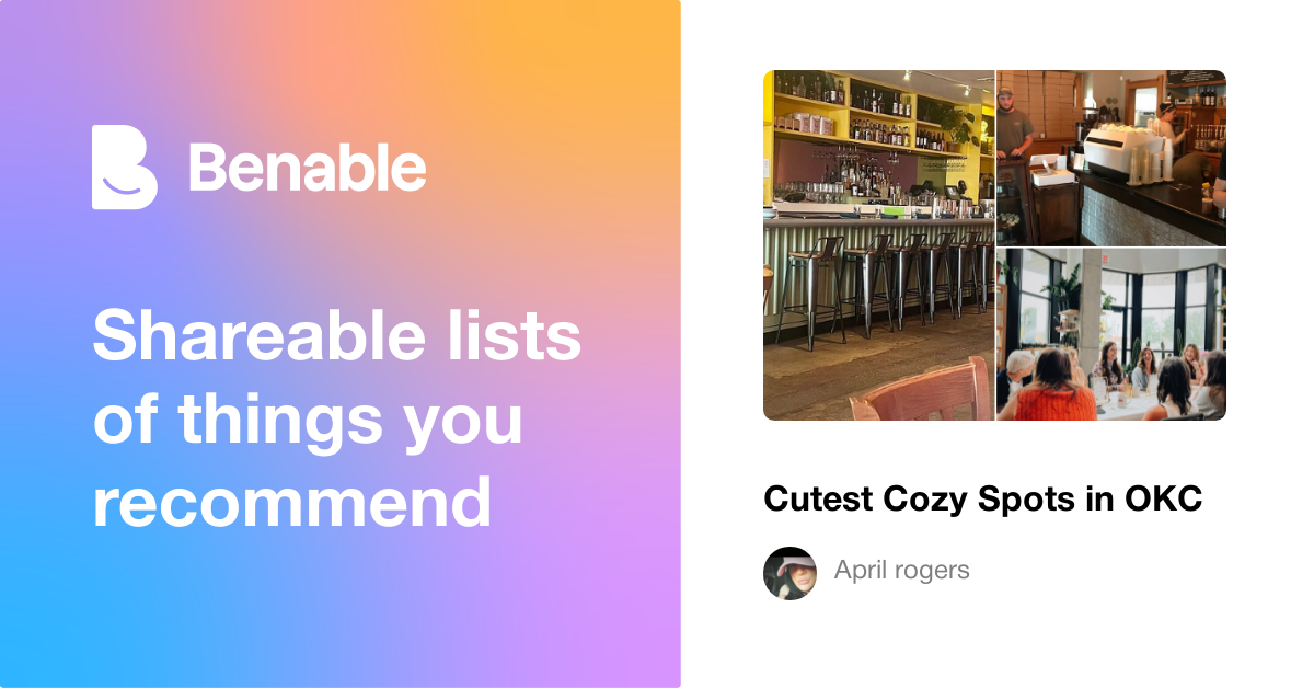 Cutest Cozy Spots in OKC