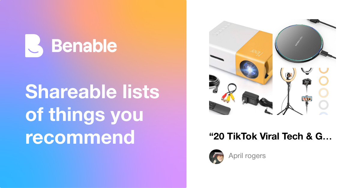“20 TikTok Viral Tech & Gadgets You’ll Actually Use in 2025.”