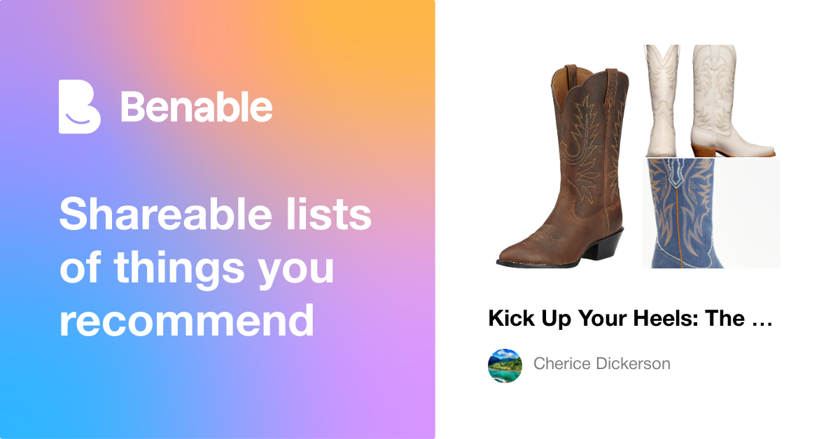 Kick Up Your Heels: The Best Cowboy Boots for Style, Swagger & Dancing