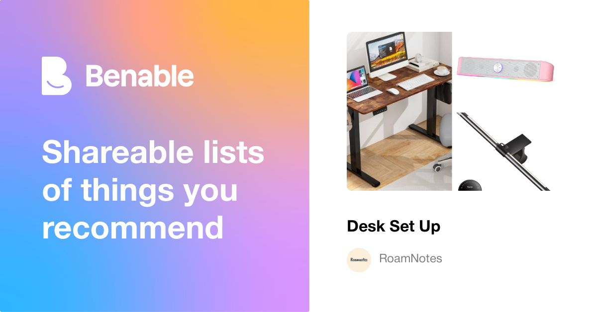 Desk Set Up