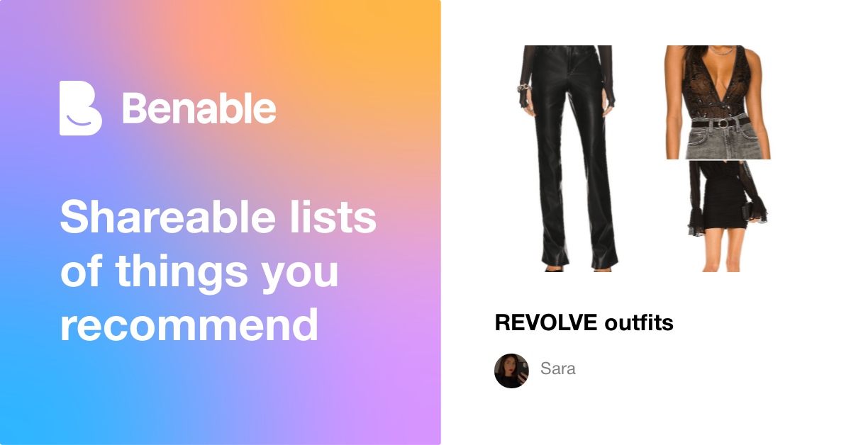 REVOLVE outfits