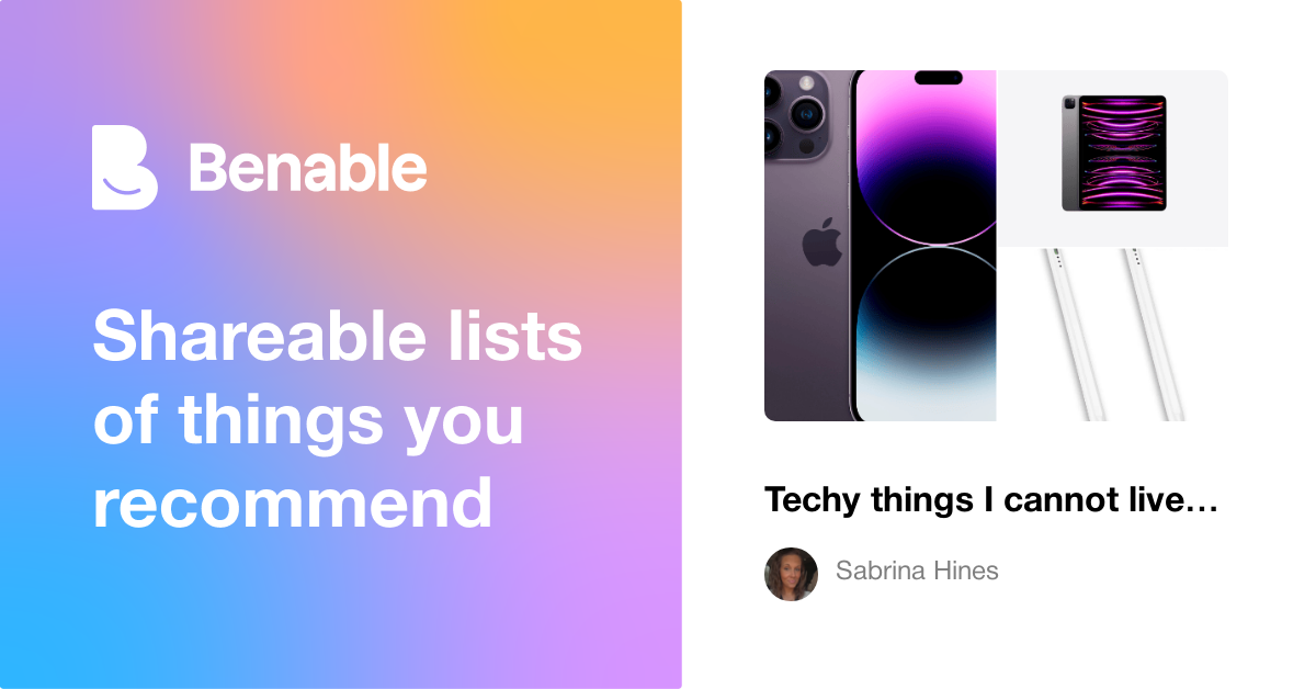 Techy things I cannot live without!