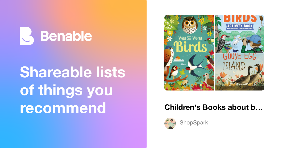 Children's Books about birds