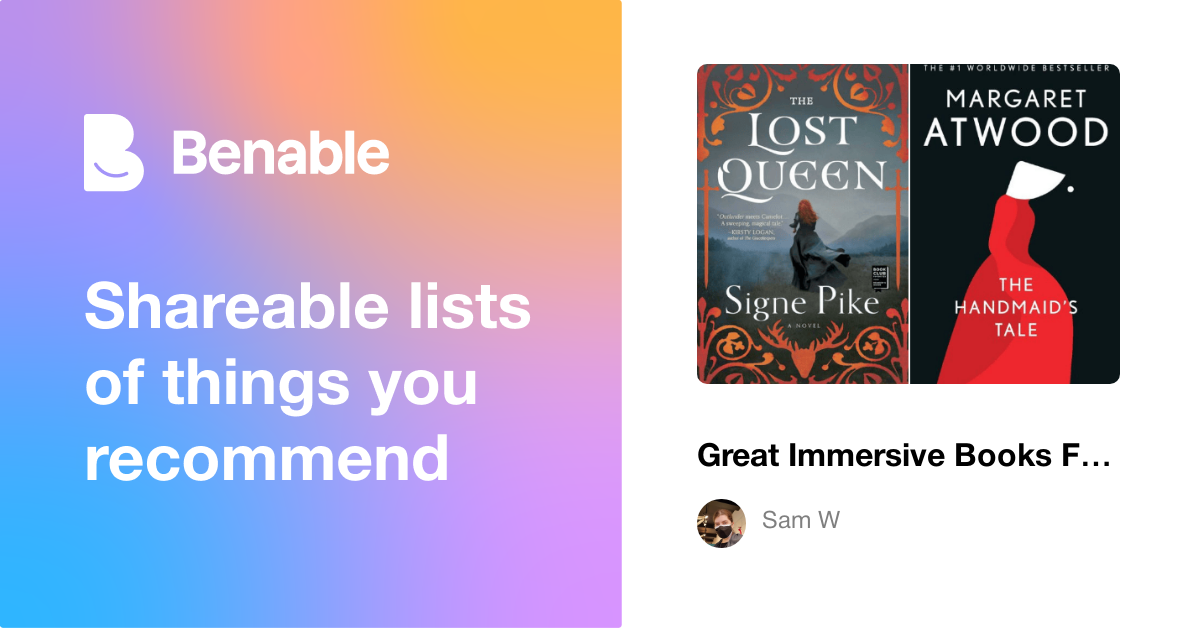 Great Immersive Books For Getting Lost In New Worlds