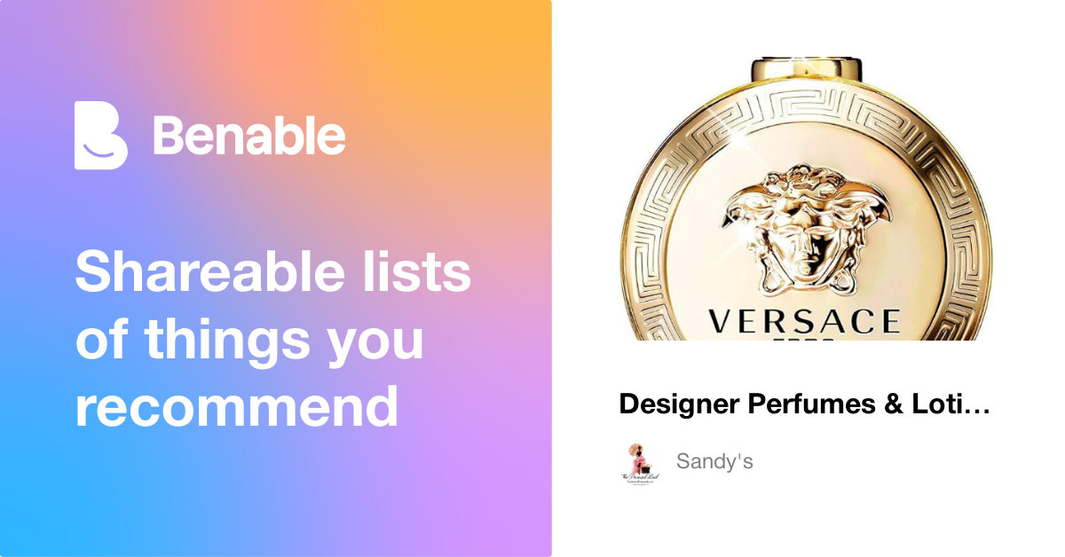 Designer Perfumes & Lotions