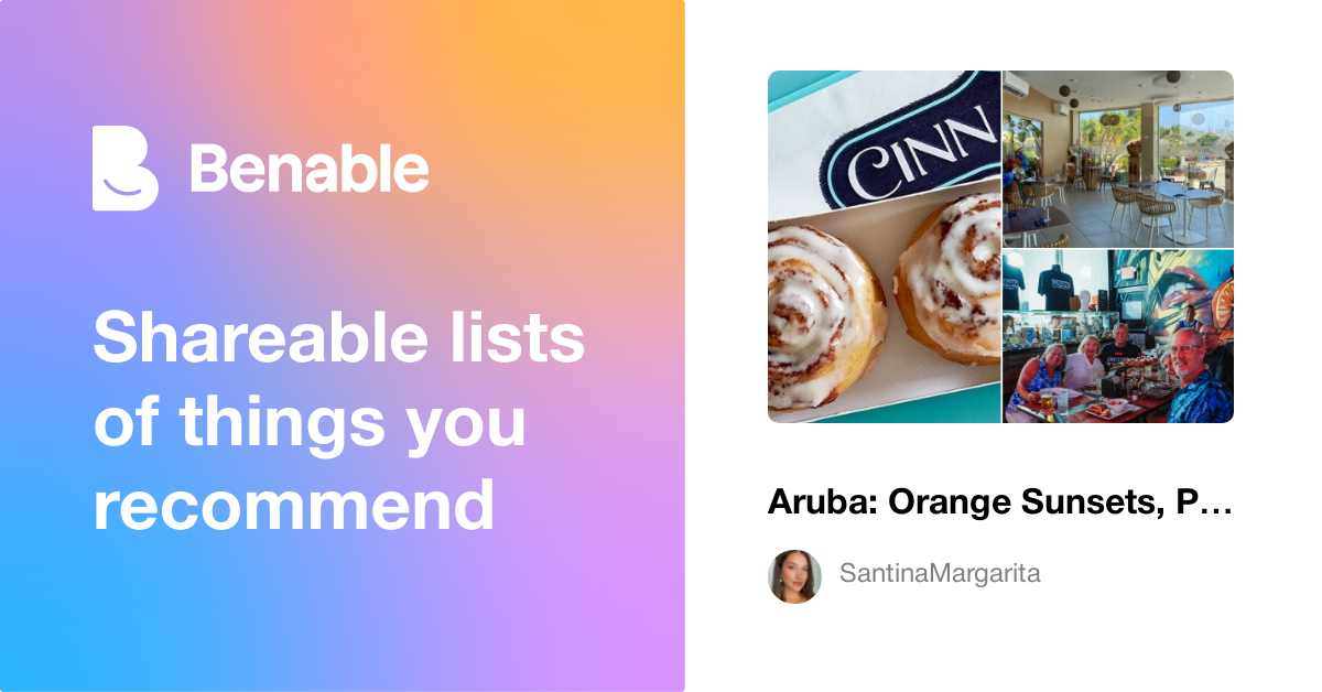 Aruba: Orange Sunsets, Palm Trees, and Sea Grapes