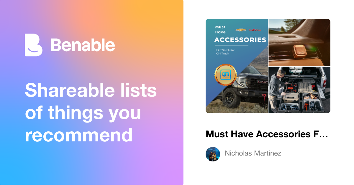 Must Have Accessories For Your New GM Truck