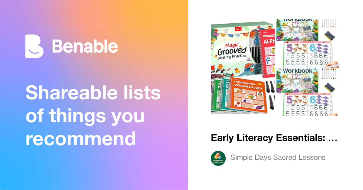 Early Literacy Essentials: Fun Tools to Build a Love of Reading from ...