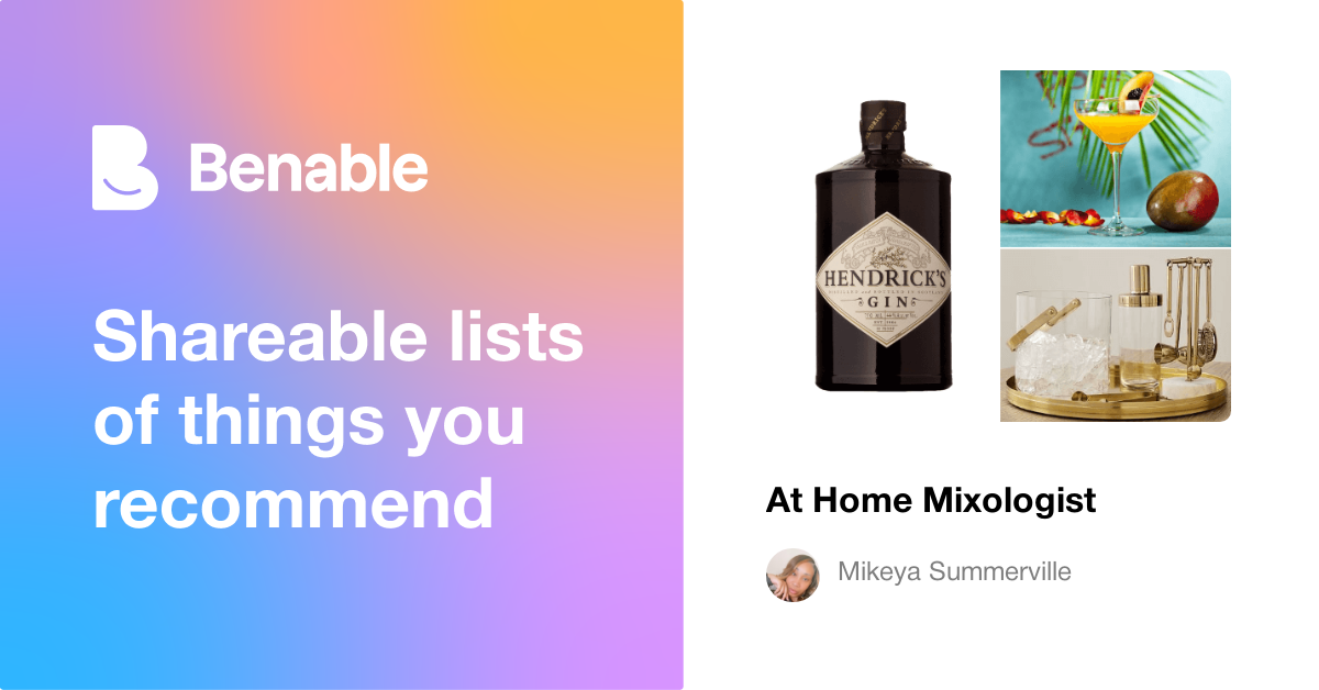 At Home Mixologist