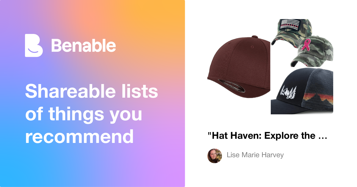 "Hat Haven: Explore the Best Selection of Headwear for Every Style"