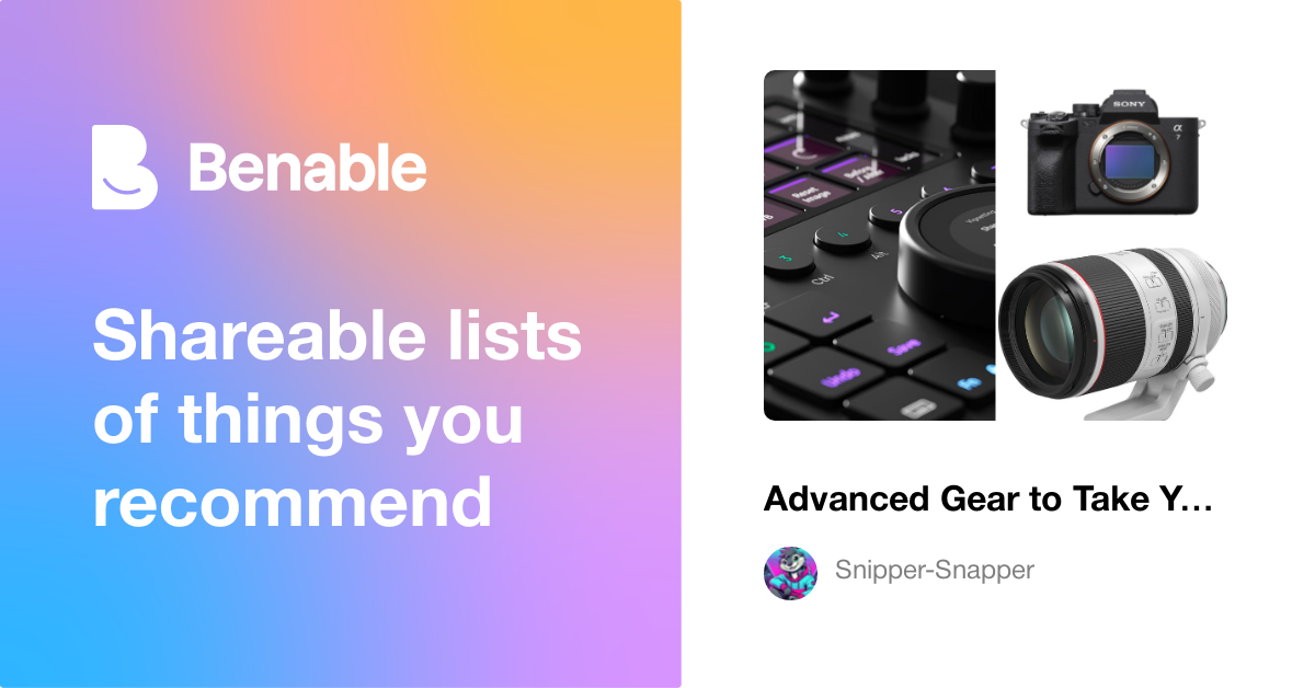 Advanced Gear to Take Your Shots to the Next Level