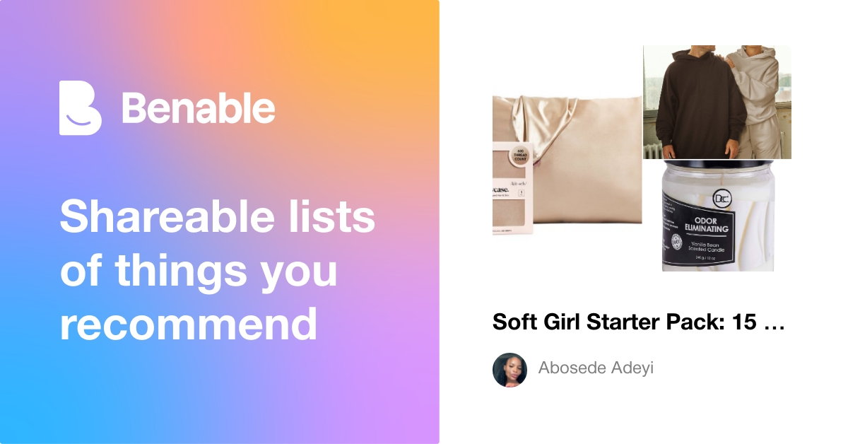 Soft Girl Starter Pack: 15 Items That Feel Like a Hug