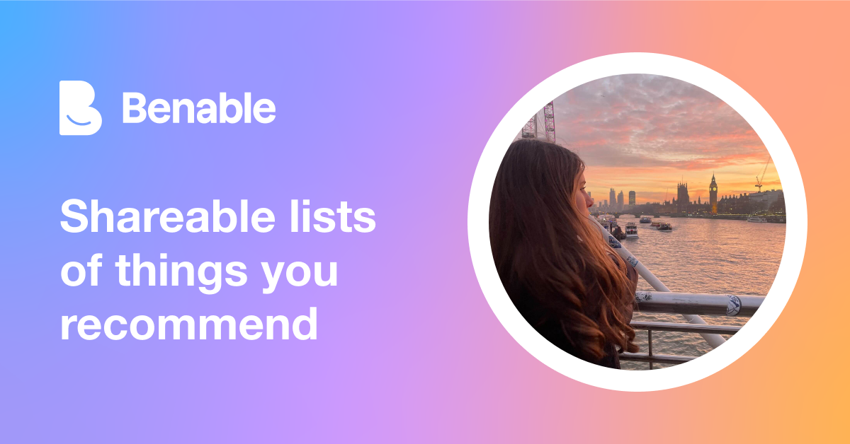 Everything @SophieBroadhead (Sophie Broadhead) recommends - Benable